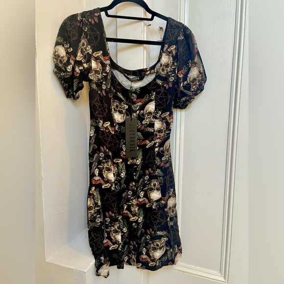 Disturbia | Dresses | Nwt Disturbia Goliath Puff Sleeve Mini Dress ...